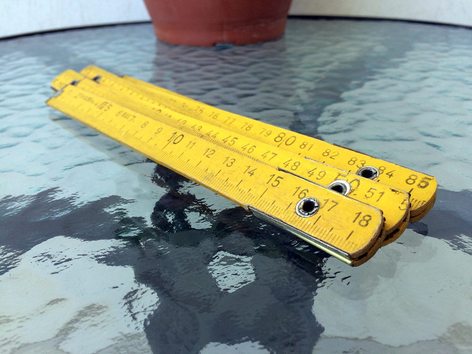 Vintage Meter Folding Meter Wooden Tool Distressed Meter - Etsy