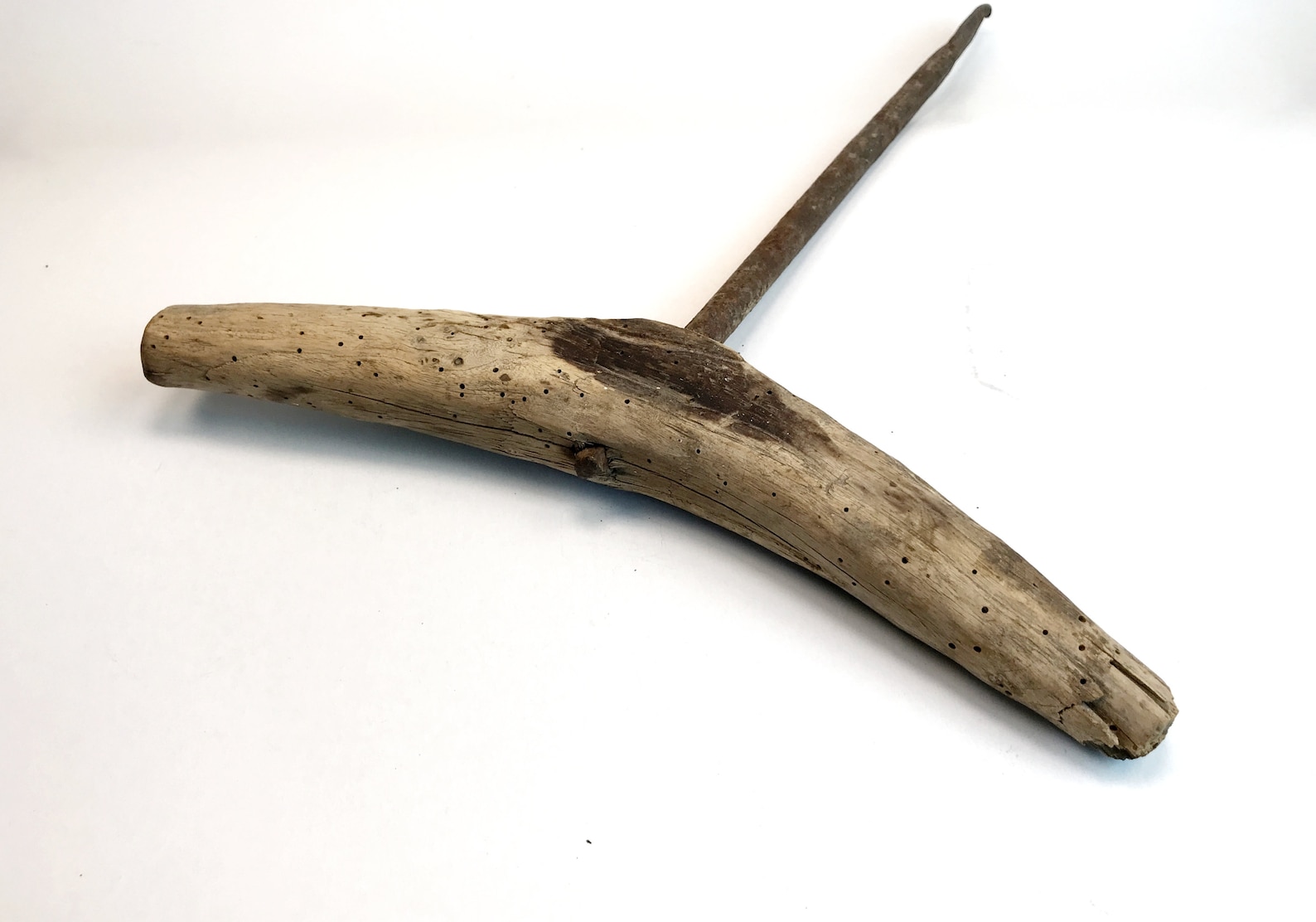 Vintage Drill Tool Primitive Gimlet Antique Auger Woodworking Tool ...