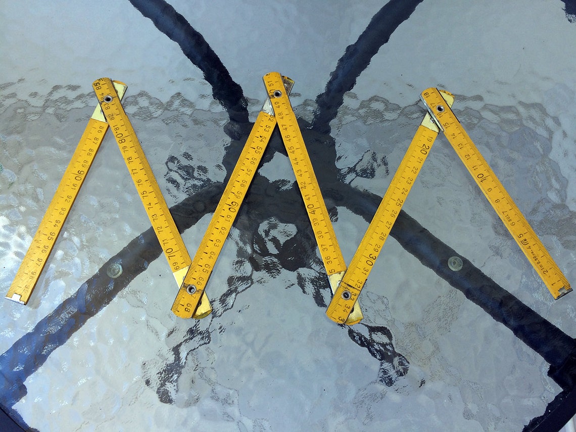 Vintage Meter Folding Meter Wooden Tool Distressed Meter - Etsy