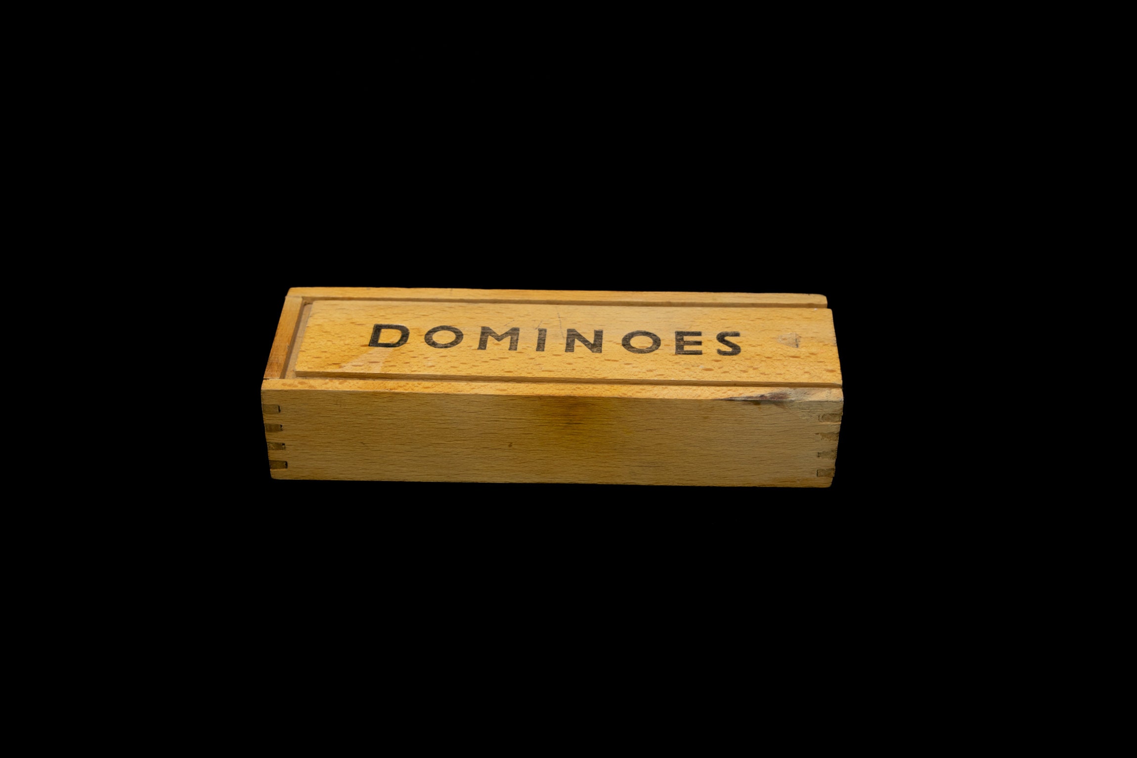 Juego vintage Juego de dominó Juego de dominó antiguo Piezas de madera ...