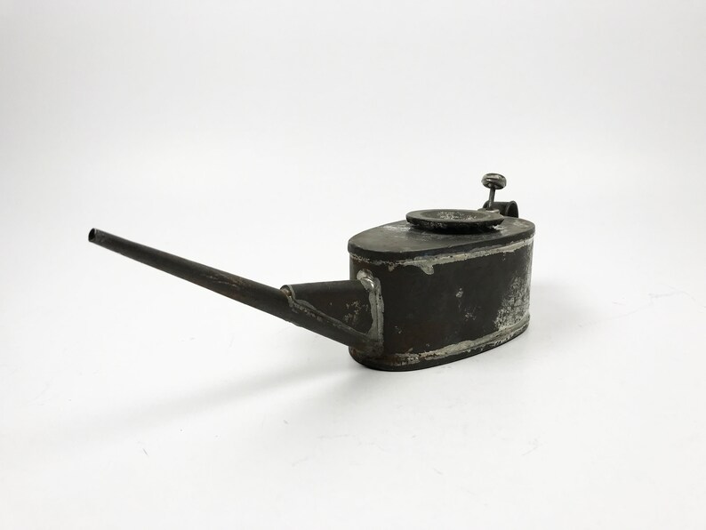 Vintage Small Metal Oil Can, 1950s Industrial Decor - Etsy