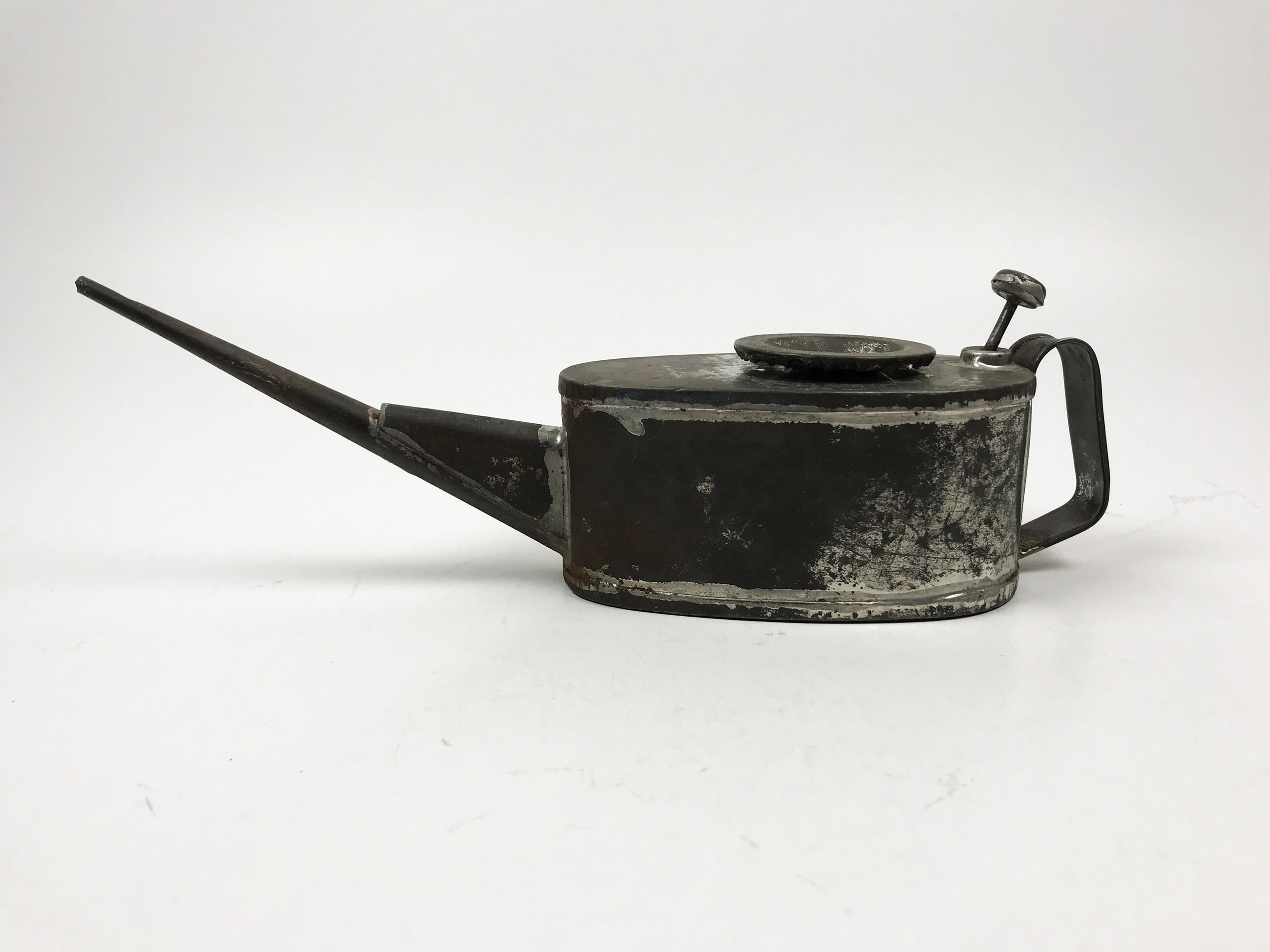 Vintage Oil Can Oil Tin Industrial Tin Antique Oiler Can Small Motor ...