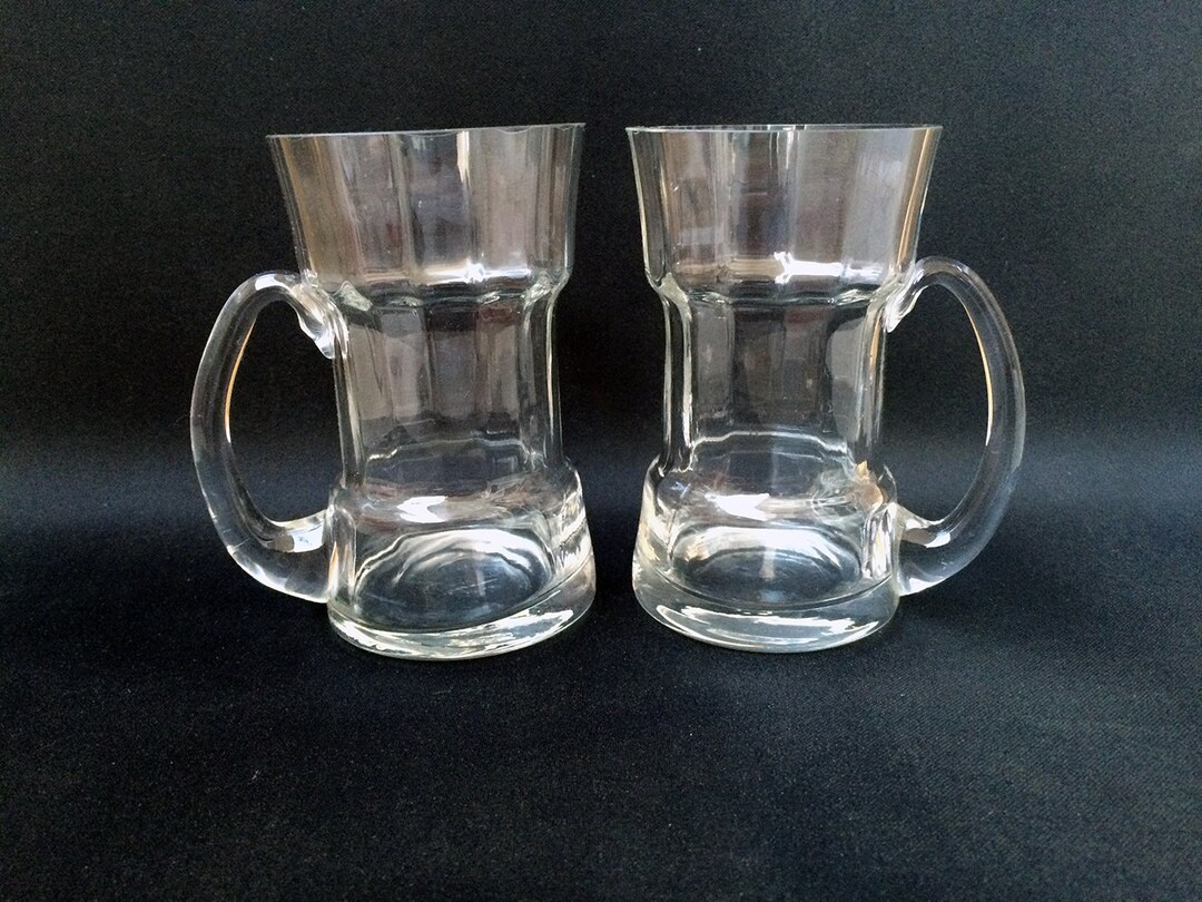 Vintage Tea Glasses Set of 2 Small Tea Glasses Couple of Glasses Coffee ...