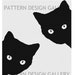 Pair of Cats Graph Graphgan Crochet Pattern Cat Graph and Written ...