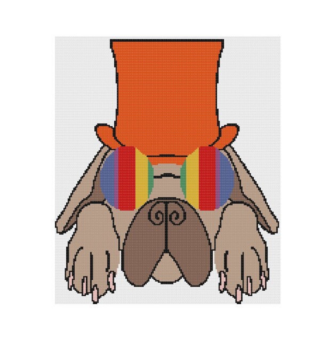 G Dog Graph Afghan Pattern Big Dog Graph and Written Instructions ...