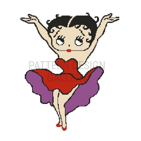 Betty Boop Crochet Pattern - Etsy