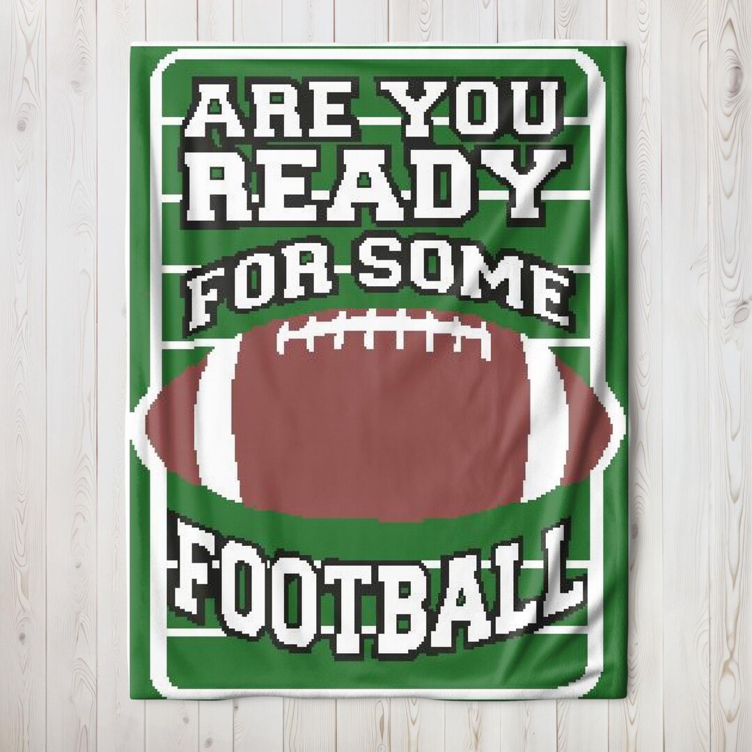 Football Graph Crochet Pattern Ready for Football Graphgan Afghan ...