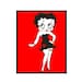 Betty Boop Crochet Graph Blanket Pattern With Written Text and Color ...