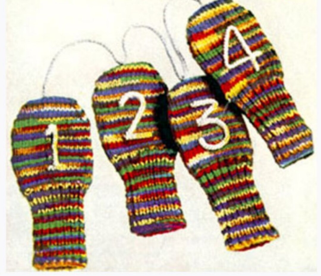 Golf Club Cover Knitting Pattern Golf Head Mitts Knitting Pattern PDF ...