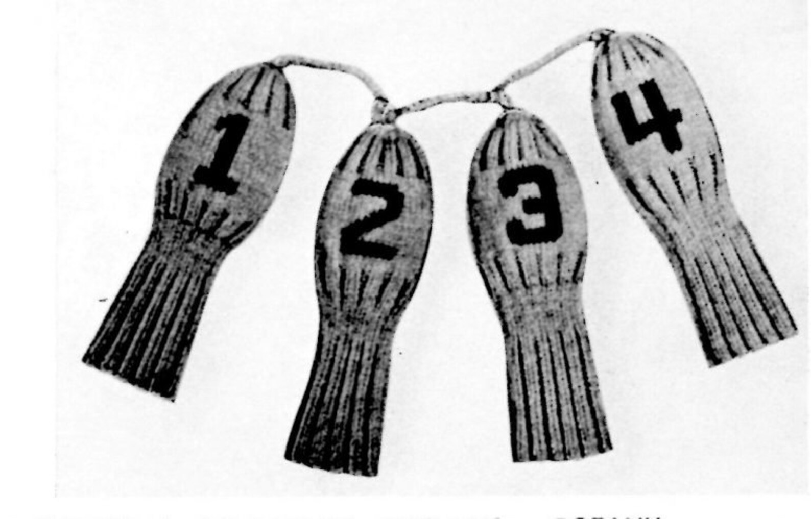 Golf Club Cover Mitts Knitting Pattern Golf Head Mitts Knitting Pattern ...