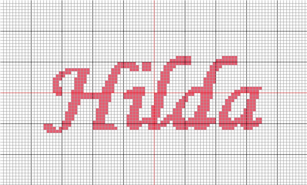 Personalized Name for Graphghan, Afghan, Rug, Pillow, Scarf Etc ...