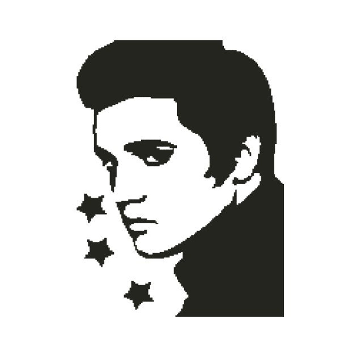 Elvis Presley Graph Afghan Crochet Pattern Elvis Blanket Graphgan, Row ...