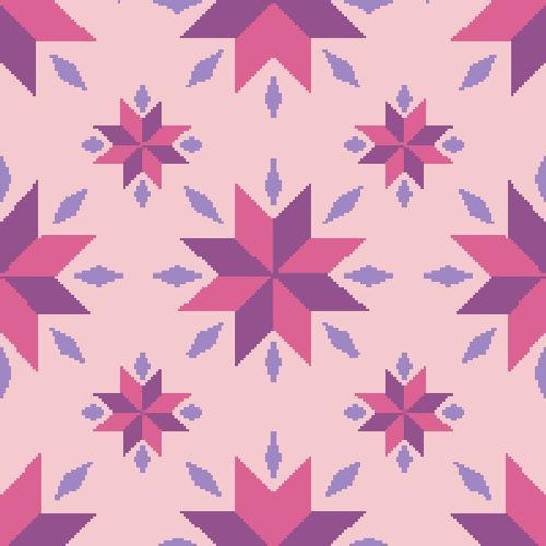 Star Pinwheel Graph Afghan Crochet Pattern Text Instructions and Graphs ...