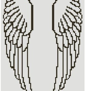 Angel Wings Graph Crochet Pattern Wings Graphgan Afghan Crochet Pattern PDF Instant Download - Etsy