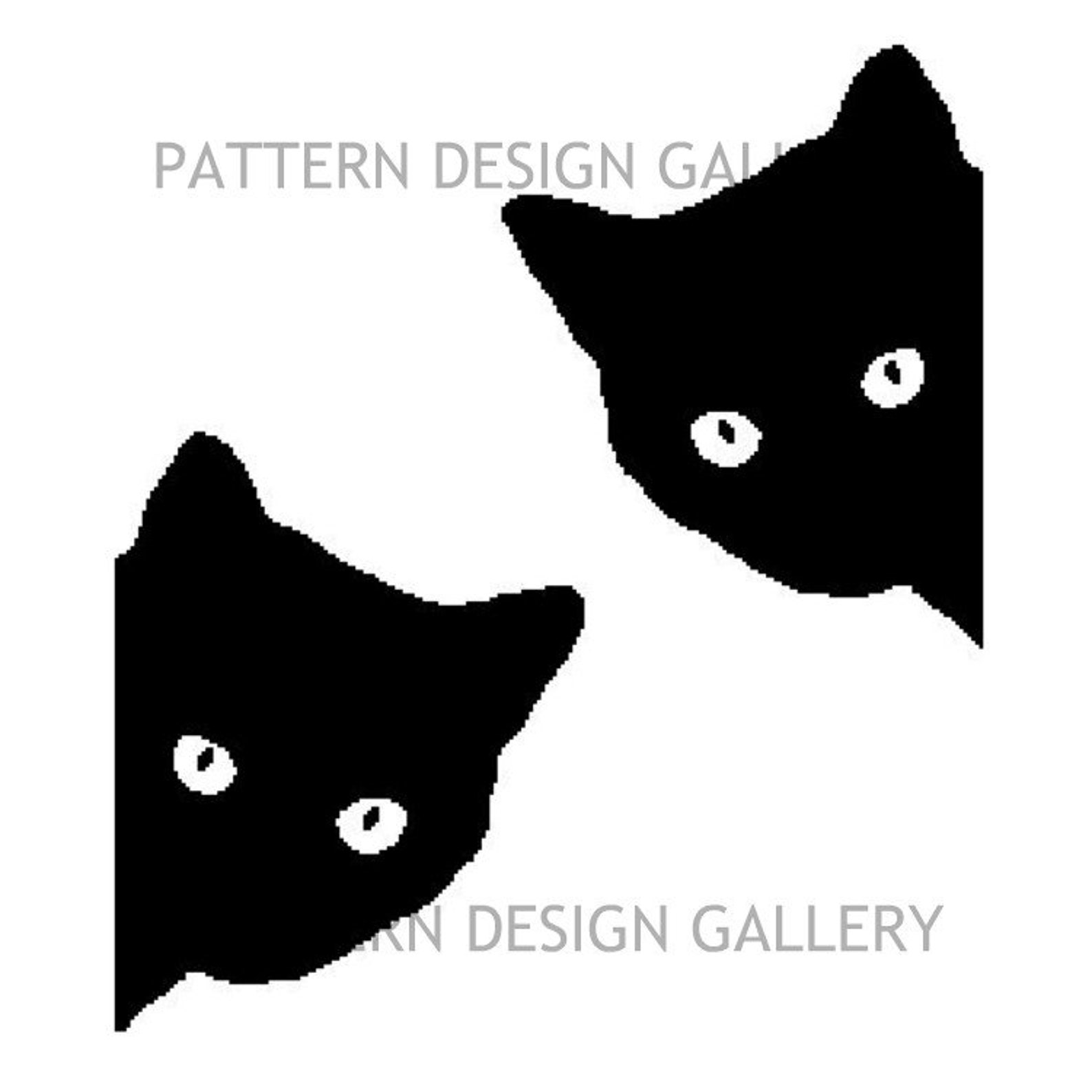 Pair of Cats Graph Graphgan Crochet Pattern Cat Graph and Written ...