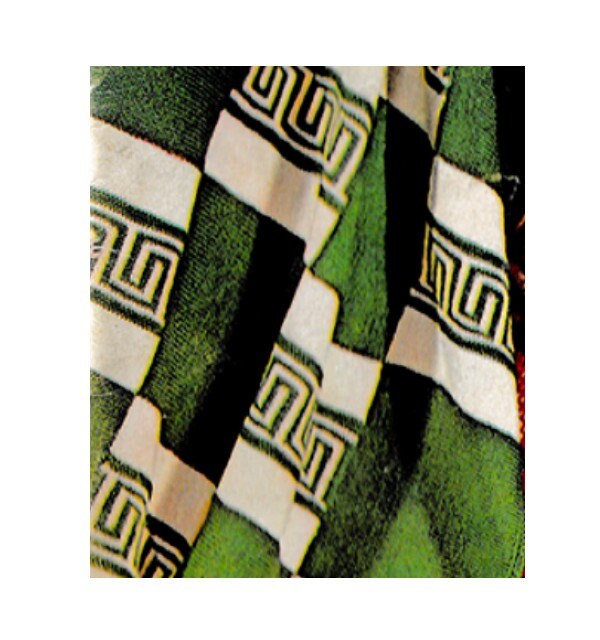 Greek Key Afghan Knitting Pattern Vintage Greek Key Afghan Knitting ...