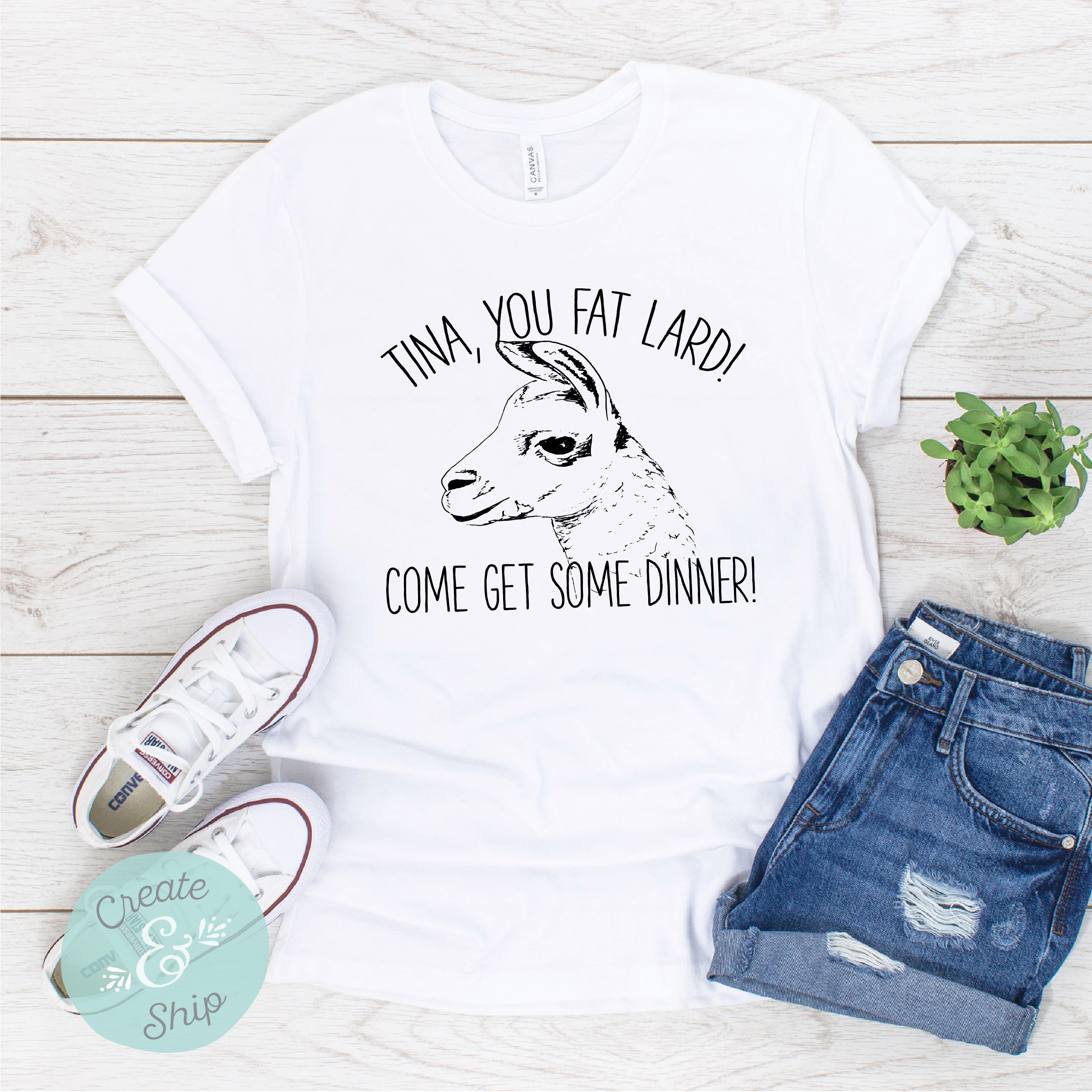 Tina You Fat Lard Come Get Some Dinner Shirt Funny Shirts | Etsy