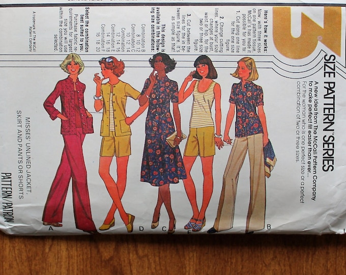Vogue 8712 - Leotard - Skirt - Tights - Wrap Top - 70s Vintage Sewing ...