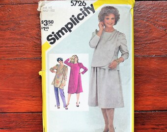 Draped Dress Mccall's 6801 Uncut Pattern - Etsy