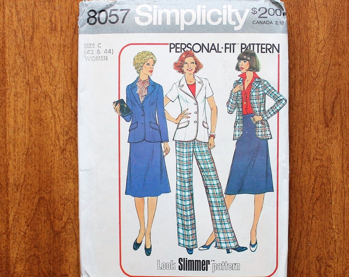 Vogue 8712 - Leotard - Skirt - Tights - Wrap Top - 70s Vintage Sewing ...