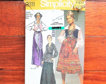 70s Simplicity Pattern - Etsy