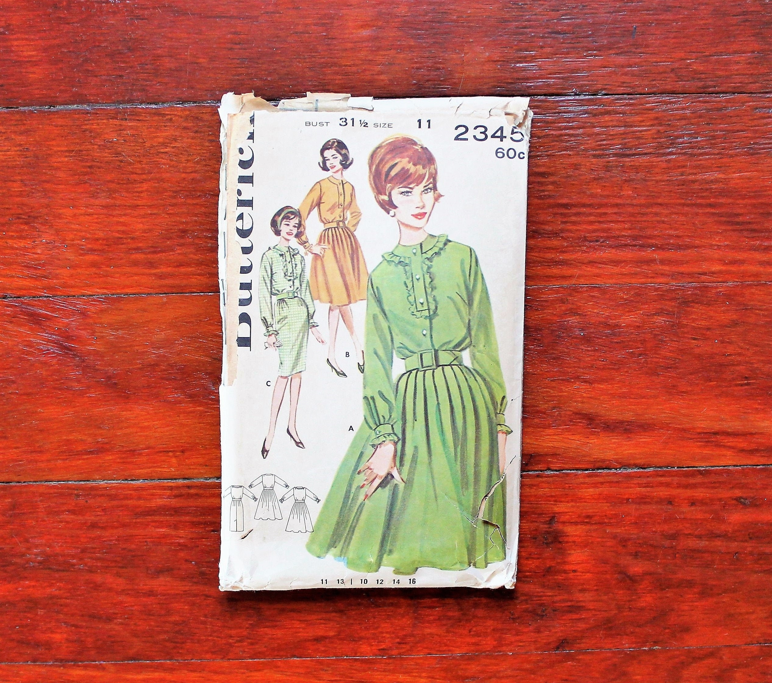Full Skirt Simplicity 2492 Dress Backless 50s Vintage Sewing Pattern ...