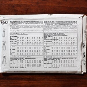 Simplicity 7963 - Jumper - Dress - 90s Vintage Sewing Pattern - Etsy