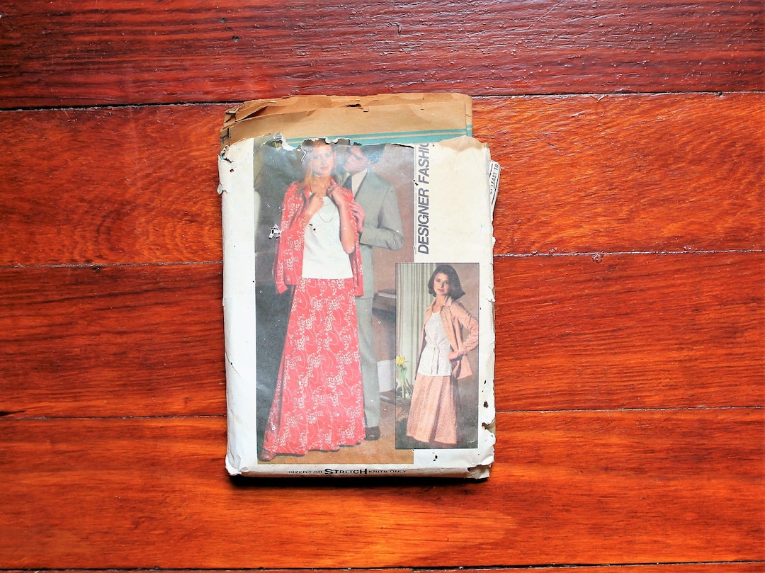 Simplicity 8083 Maxi Falda Pullover Top UNCUT Patrón de costura Vintage ...