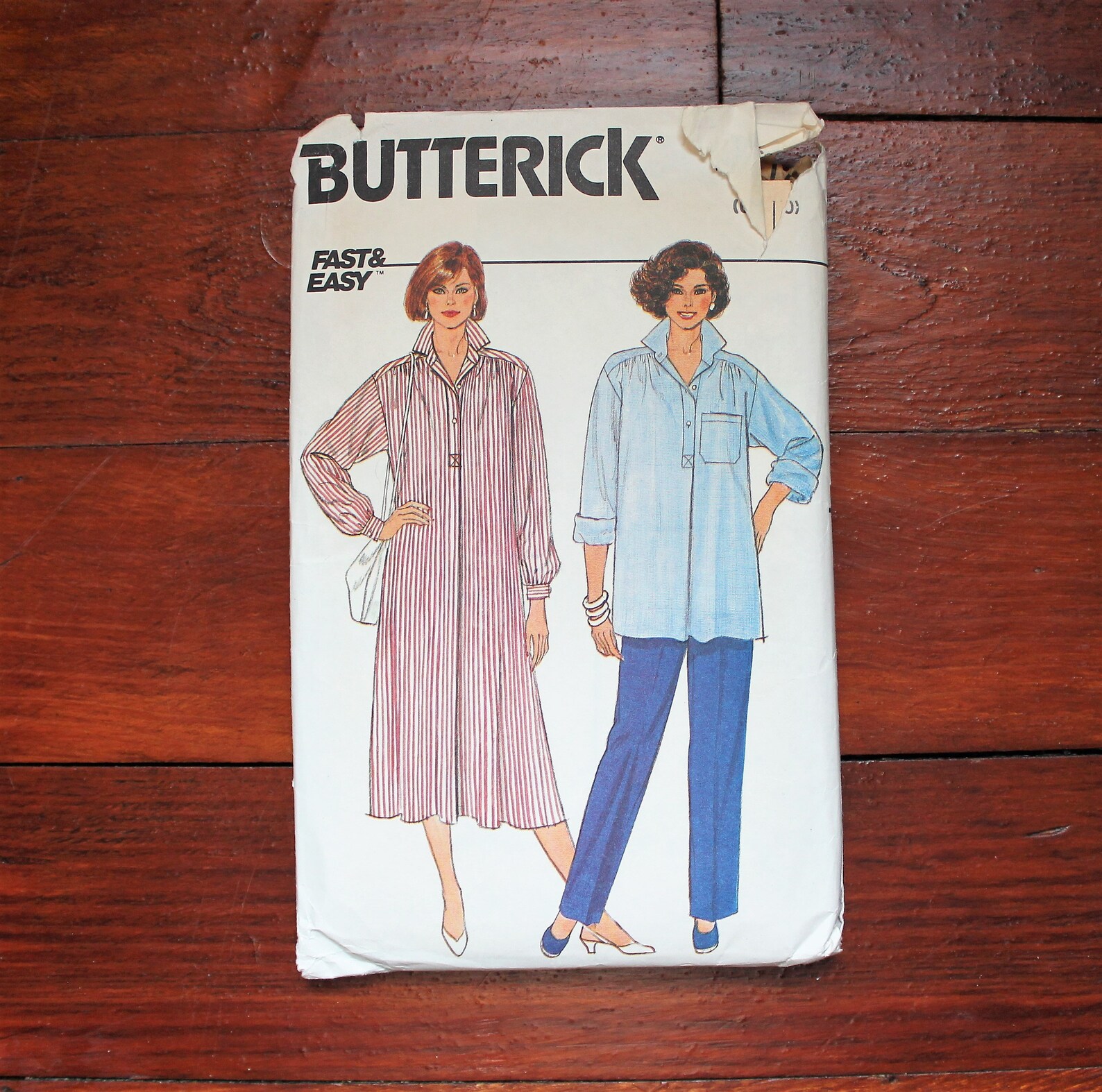 Butterick 3083 Vintage Maternity Dress Fast and Easy 80s - Etsy