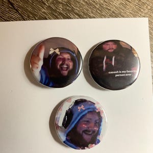 Caseoh - Caseoh Twitch Streamer Cute Edit Pin Set - Set of 3 Pins - 1. ...