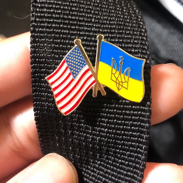 Ukraine Flag Pin - Etsy