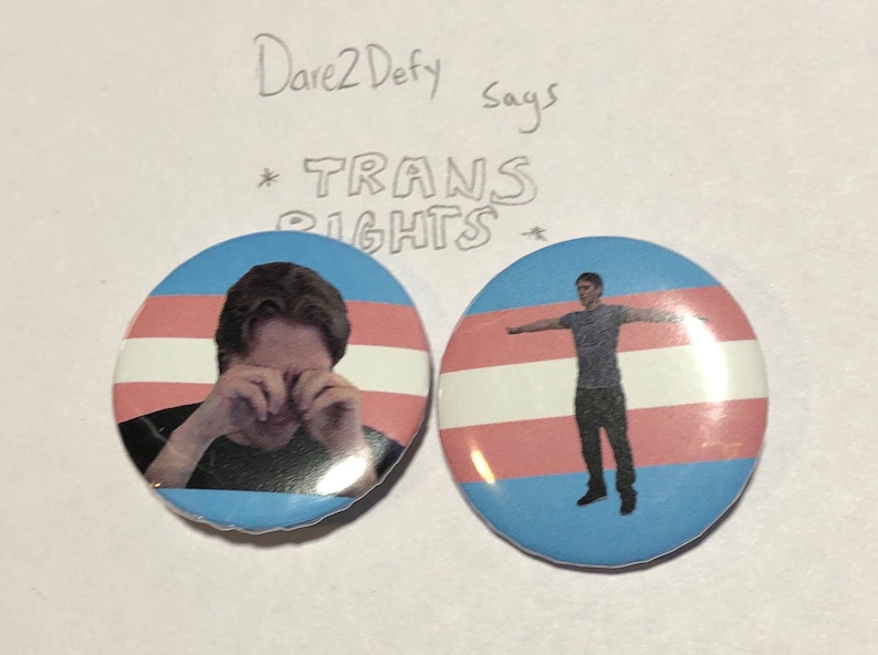 Jerma985 Jerma Twitch Streamer Transgender Flag Meme Pins - Etsy