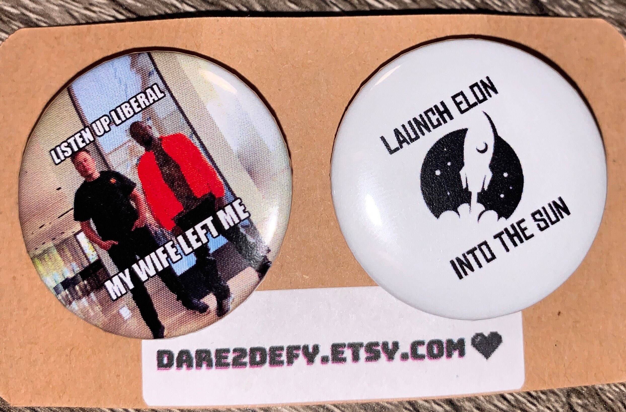 Anti Elon Musk Anti Elon Musk Meme Pins Set of 2 Buttons - Etsy