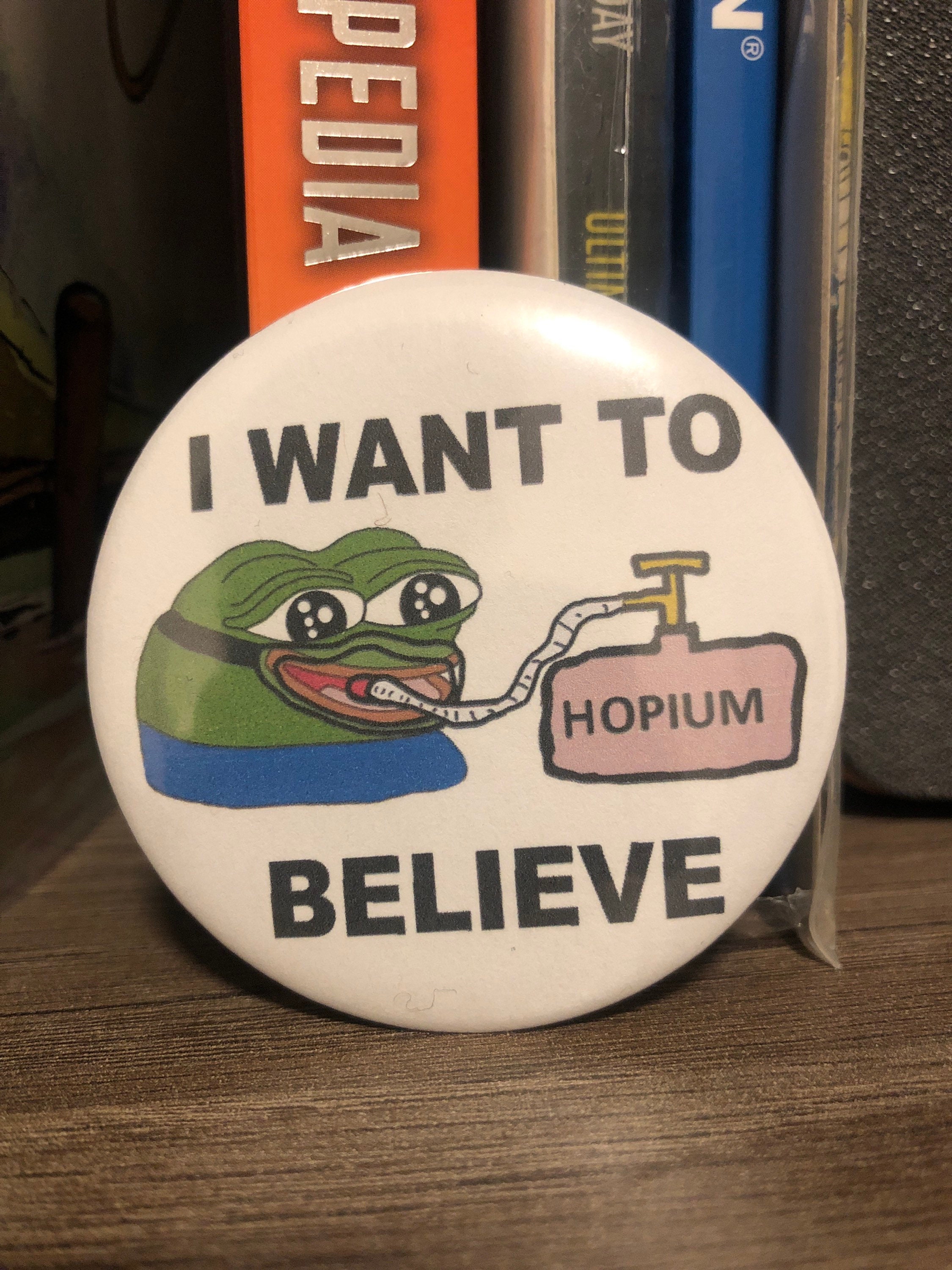 HOPIUM Peepo Pepe the Frog Twitch Emote Believers in Chat - Etsy Hong Kong