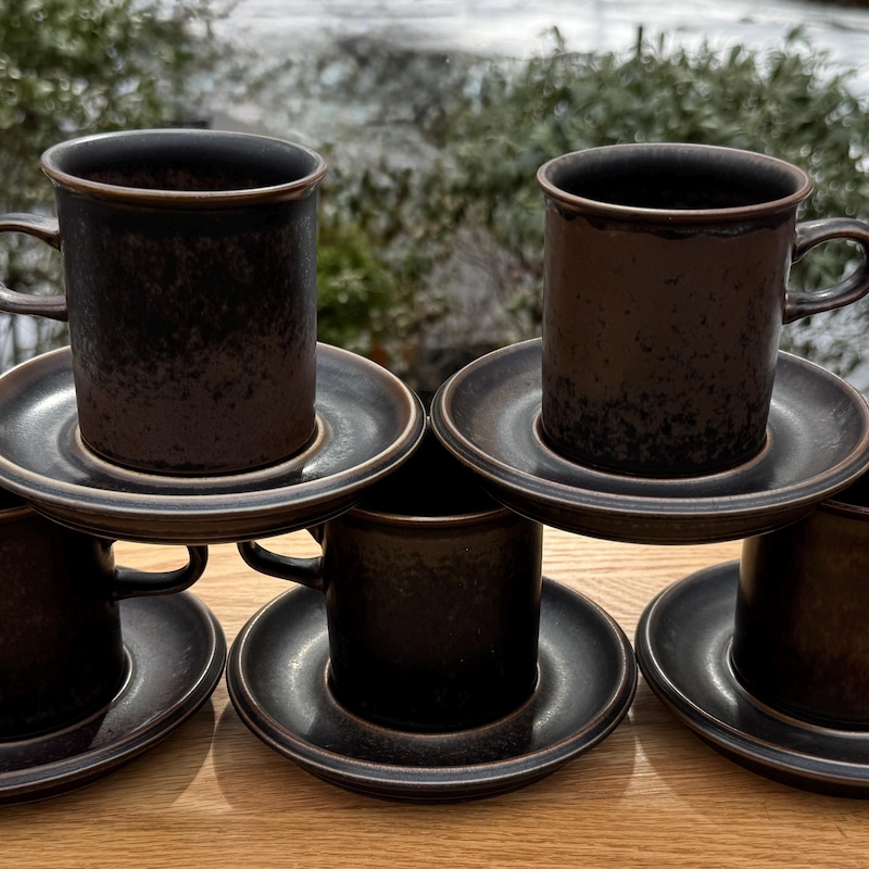 Arabia Finland Ruska Mugs - Etsy