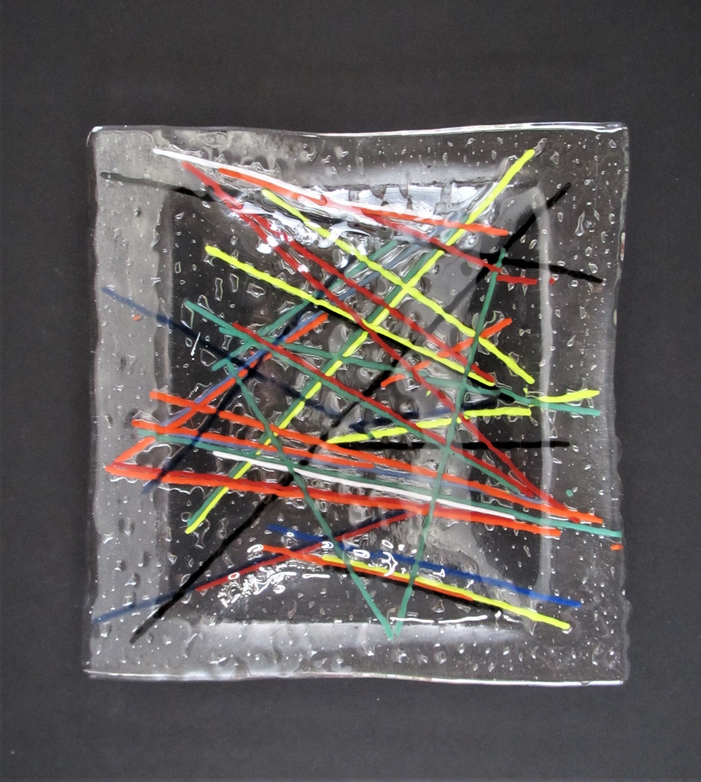 Sally Pritko Fused Glass Dish - Etsy