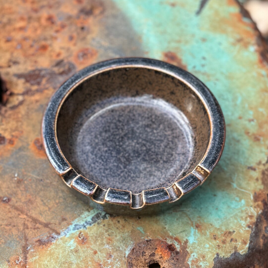 Arabia Finland Ashtray: Mid Century Glazed Stoneware - Etsy