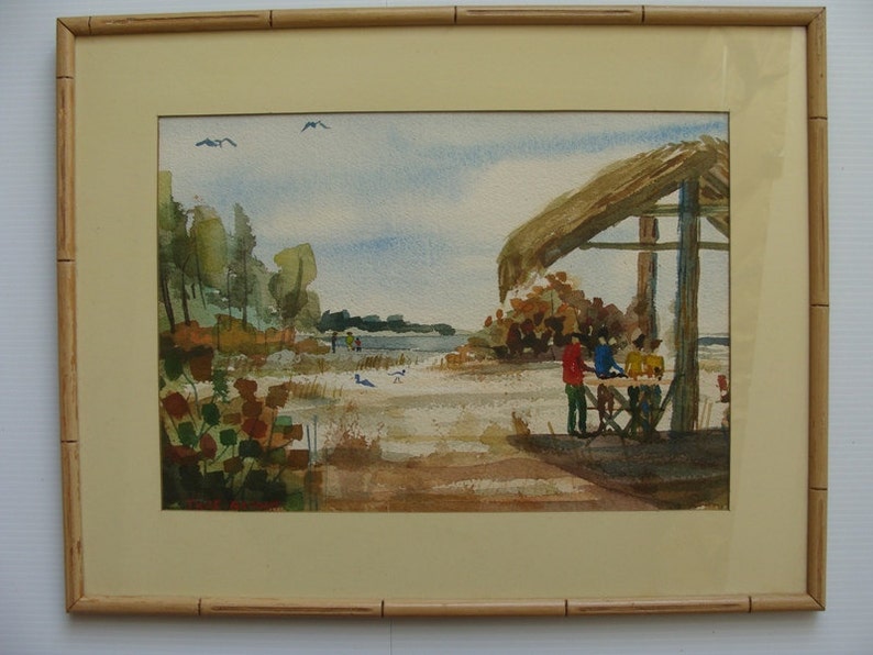 Thomas Garrett W/C Listed Australian Artist - Etsy