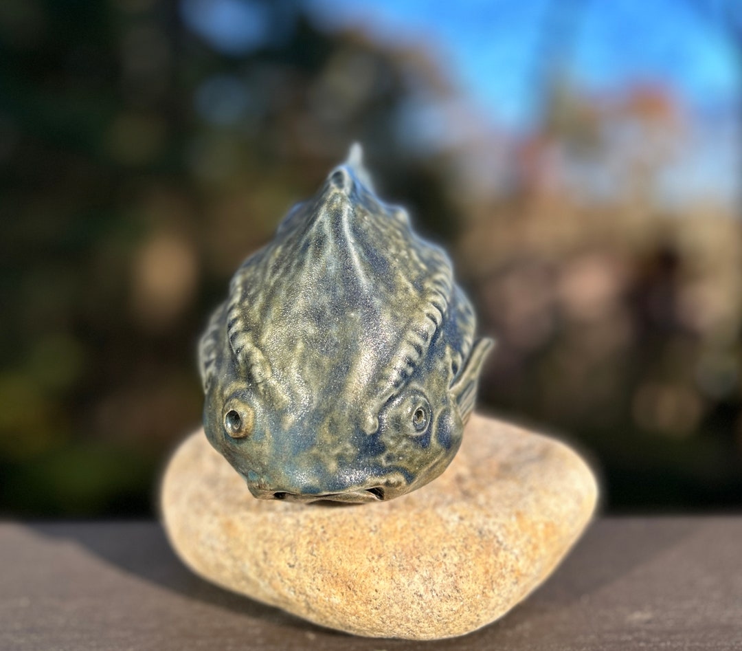 Erik Engqvist Puffer Fish Sculpture - Etsy