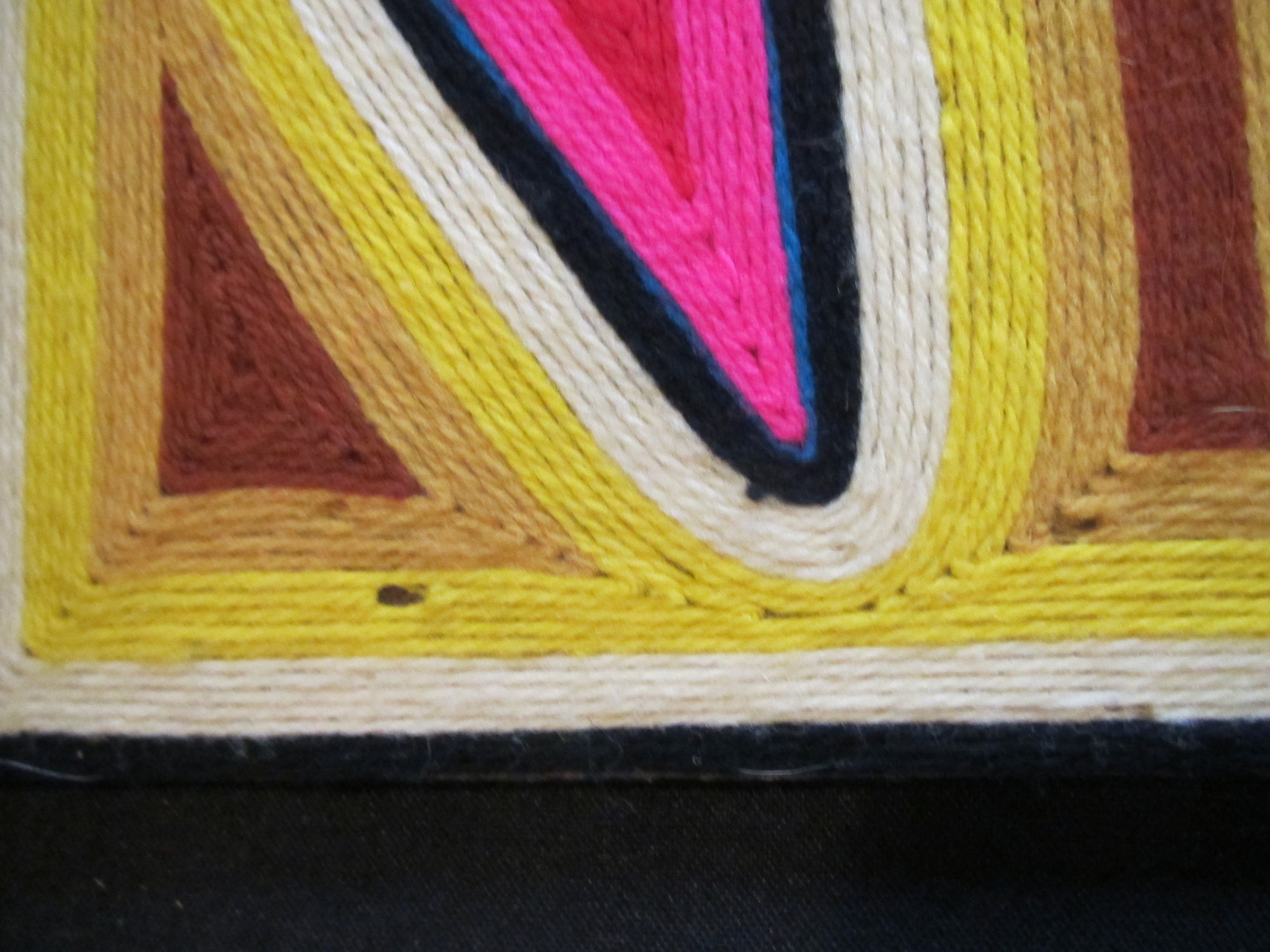 Retro String Art Rooster MCM Hot Pink/yellow - Etsy