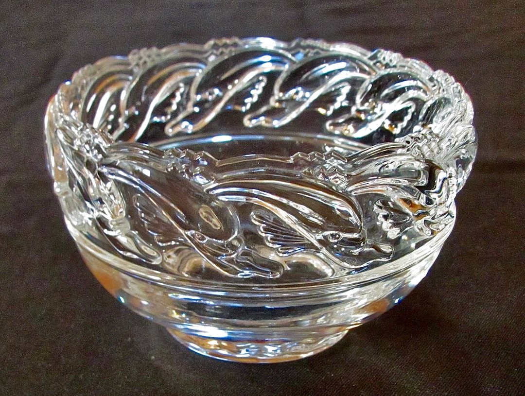 Tiffany Crystal Dolphin Bowl - Etsy