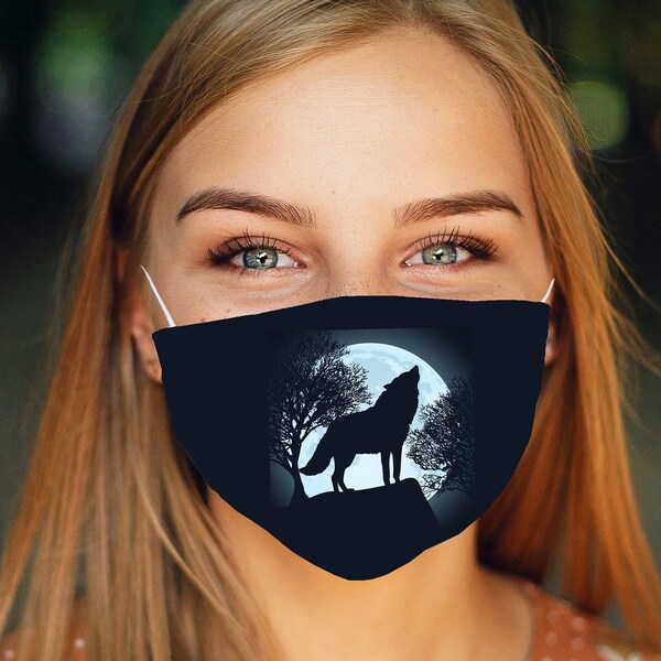 Howling Wolf Mask - Etsy