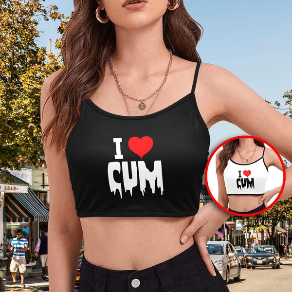 I Love Cum Top Etsy