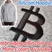Bitcoin Embroidered Hoodie, Elegant, Simple & Classy. Cool Crypto Gift ...