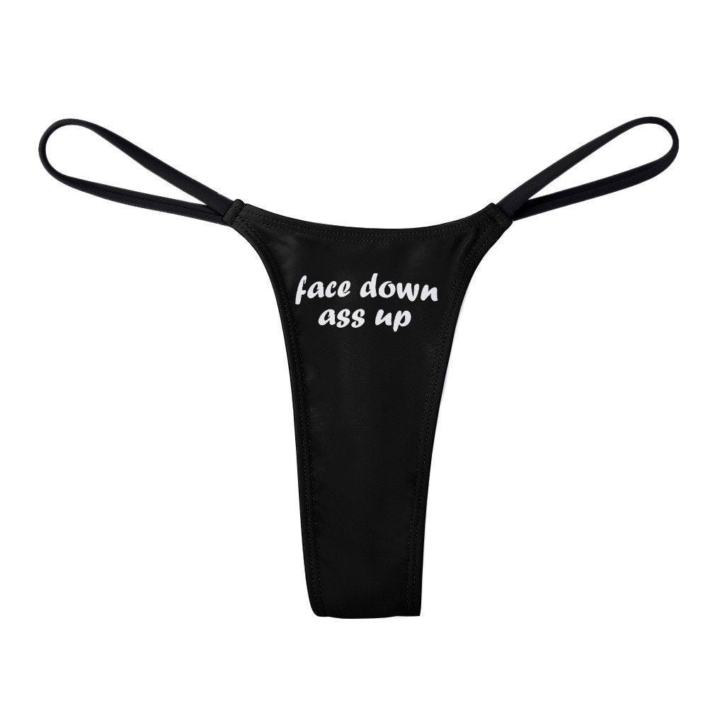 Face Down Ass Up Thong Sexy Panties Naughty Underwear Etsy Ireland