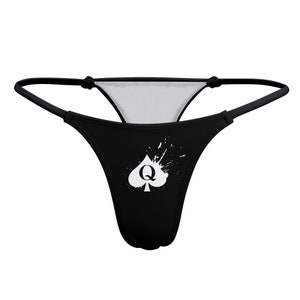 Queen of Spades Thong BBC Panties QOS Pawg Snowbunny Bnwo - Etsy