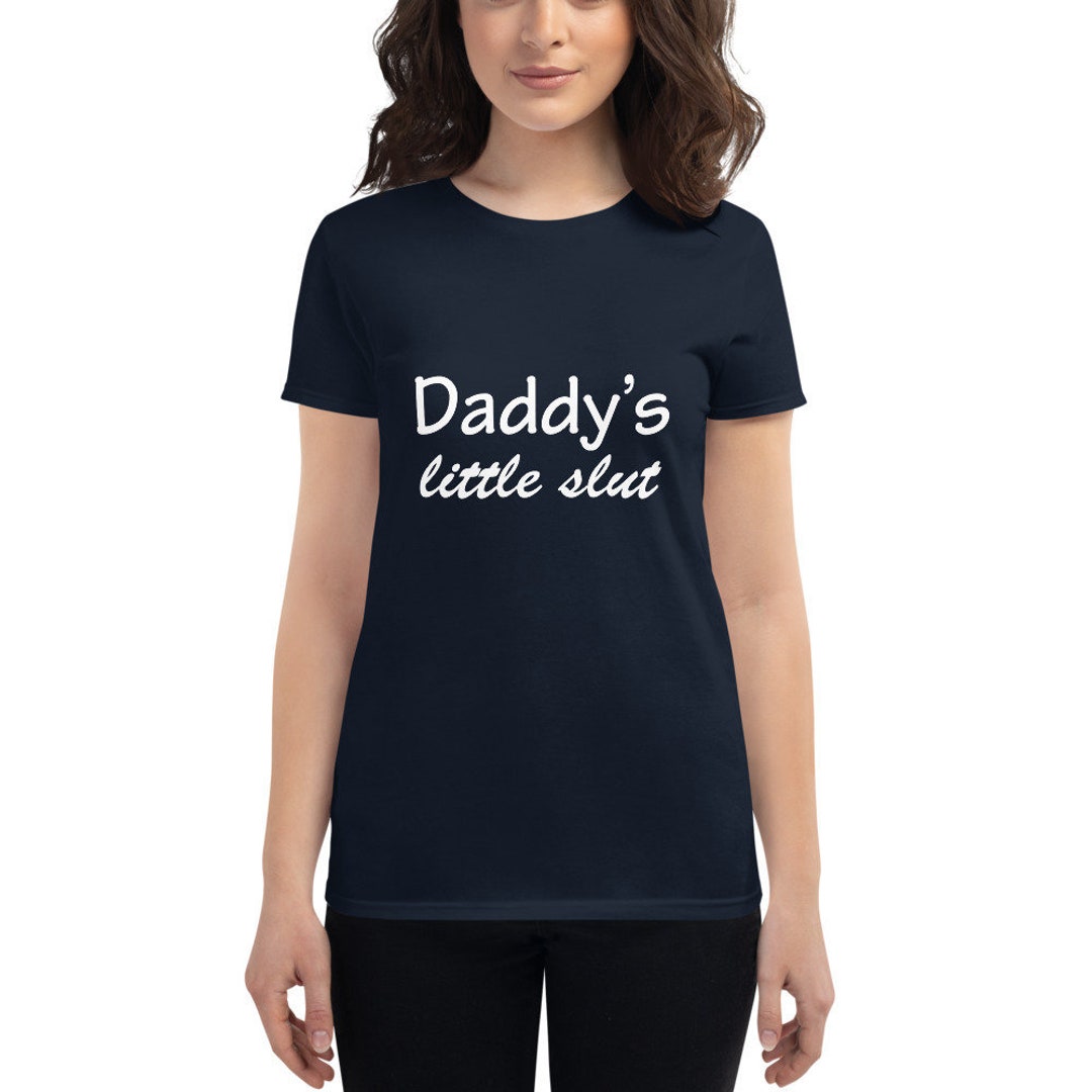 Daddys Little Slut Tshirt Ddlg Shirt Daddy T Shirt Etsy