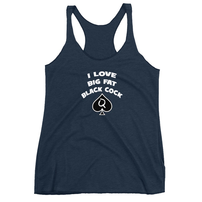 I Love Big Fat Black Cock Tank Top Bbc Tank Shirt Queen Of Etsy