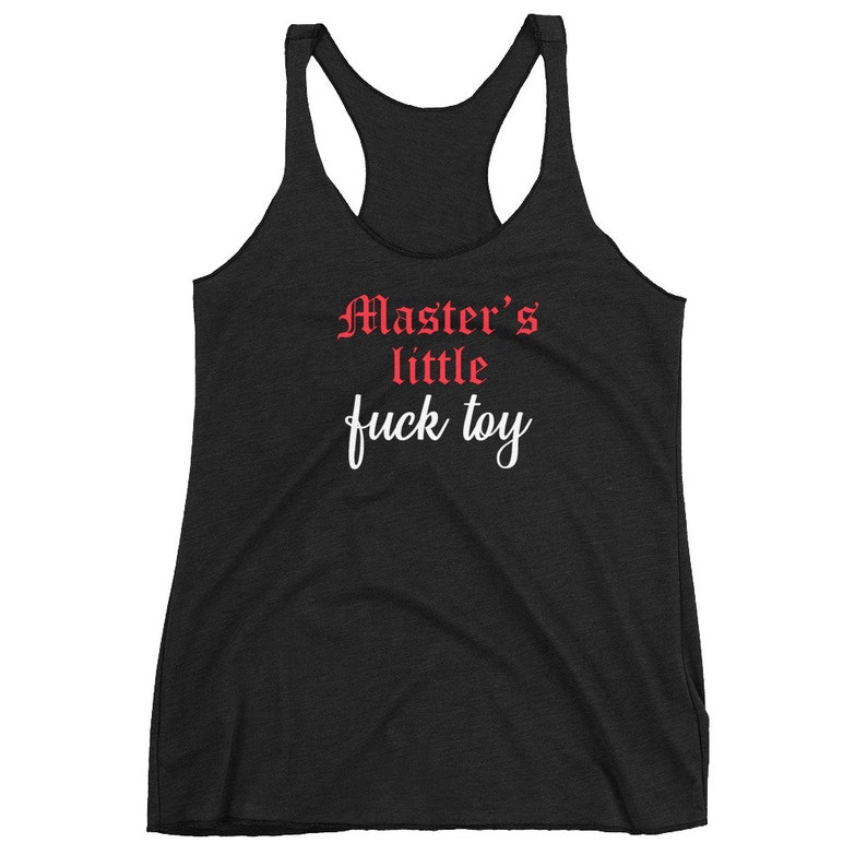 Master's Little Fuck Toy Tank Top Sub BDSM Clothing - Etsy