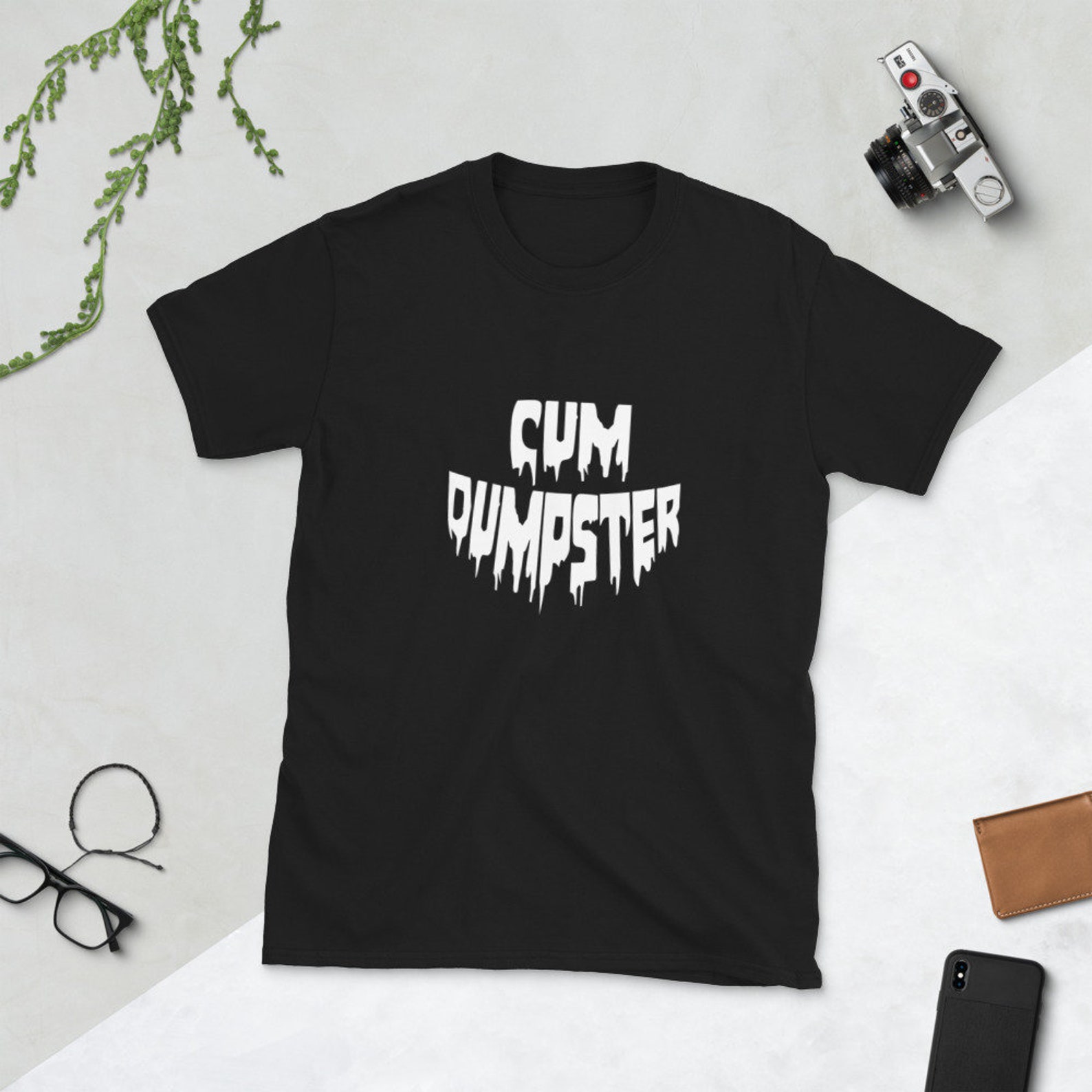 Cum Dumpster Shirt Cumdumpster Slut Tshirt Cum Receptacle Etsy